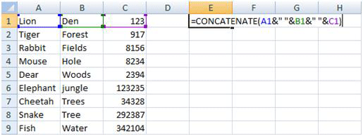 Some Smart Tips On MS Excel 2007 Join Insert Space Between Text